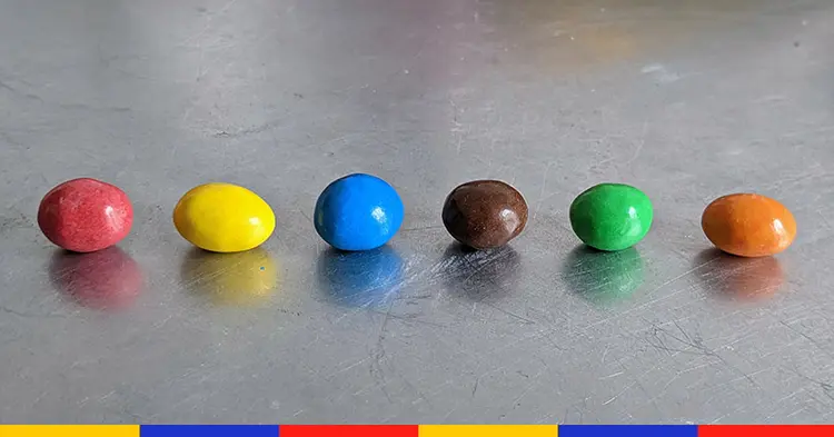 On a classé (objectivement) toutes les couleurs de M&M’s