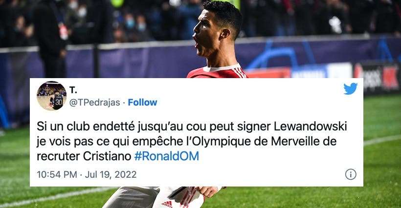 Quand la rumeur sur Cristiano Ronaldo à l’OM s’emballe après un tweet ...