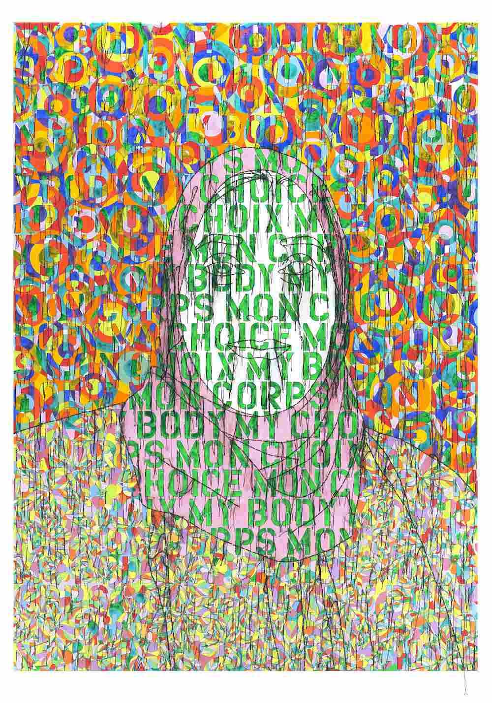 Nus, broderie, féminisme et art décolonial… Ghada Amer en 7 œuvres ...