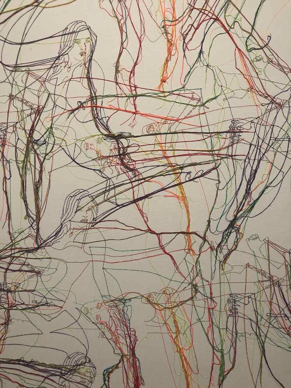 Nus, broderie, féminisme et art décolonial… Ghada Amer en 7 œuvres ...