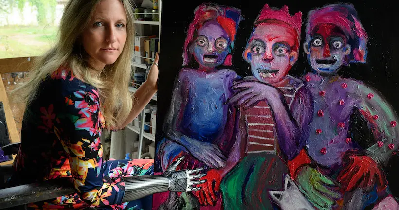 Qui est Priscille Deborah, la première peintre française bionique
