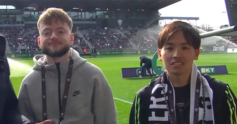 Arkunir a vraiment ramené le fan japonais d’Angers SCO au match contre ...