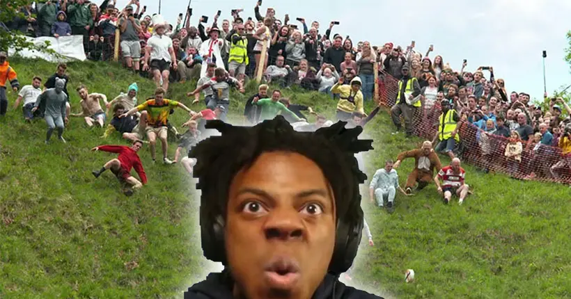 Le youtubeur Speed a fini 4e à la célèbre course au fromage anglaise ...