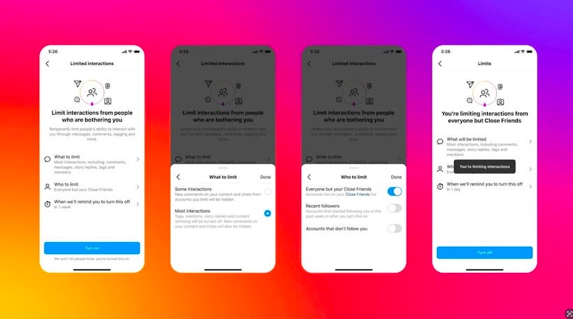 Sur Instagram, vous pourrez bientôt limiter vos interactions à vos potes