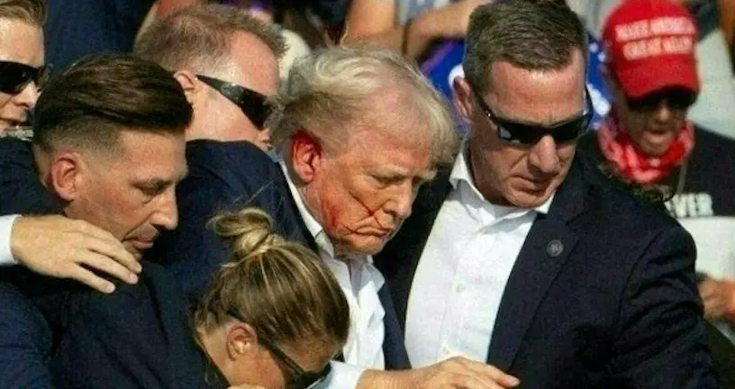 L’image de Donald Trump se faisant tirer dessus racontée par son ...