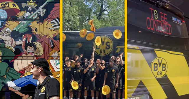 Le Borussia Dortmund vise le titre de Roi des Clubs avec son bus One Piece