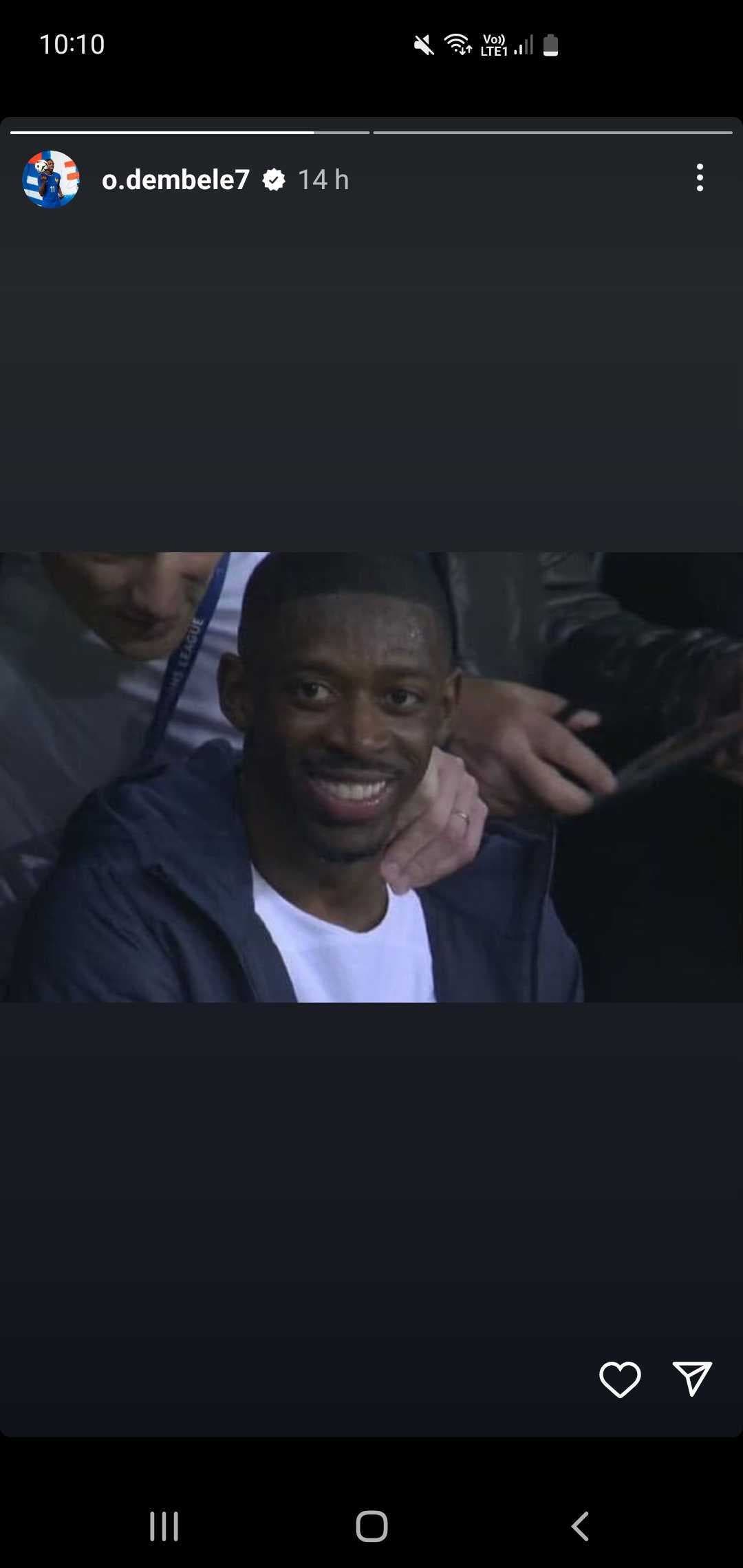 Quand Ousmane Dembélé utilise son propre mème pour célébrer la défaite ...