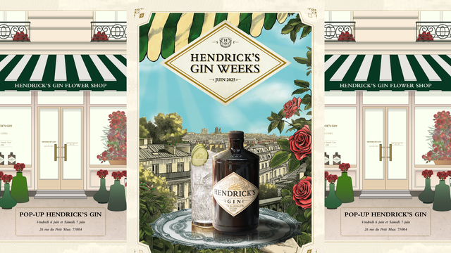 Un pop-up floral signé Hendrick’s Gin, autour de la rose et de ses ...